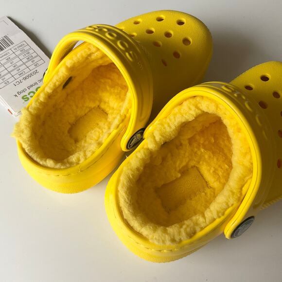 CROCS | Shoes | Crocs Unisexchild Classic Lined Clog Size 5 Toddler ...